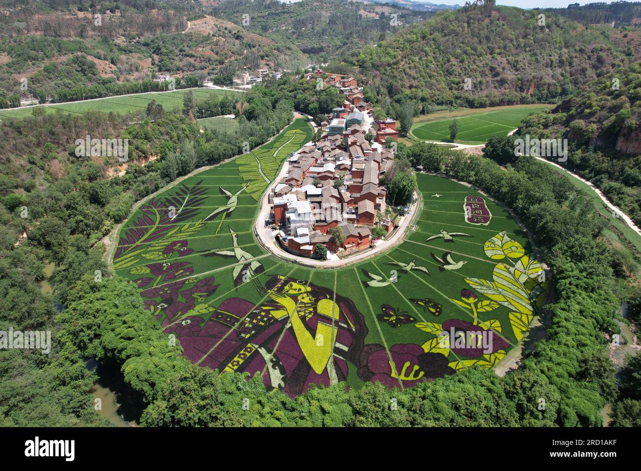 **CHINESE MAINLAND, HONG KONG, MACAU AND TAIWAN OUT** Aerial photo ...