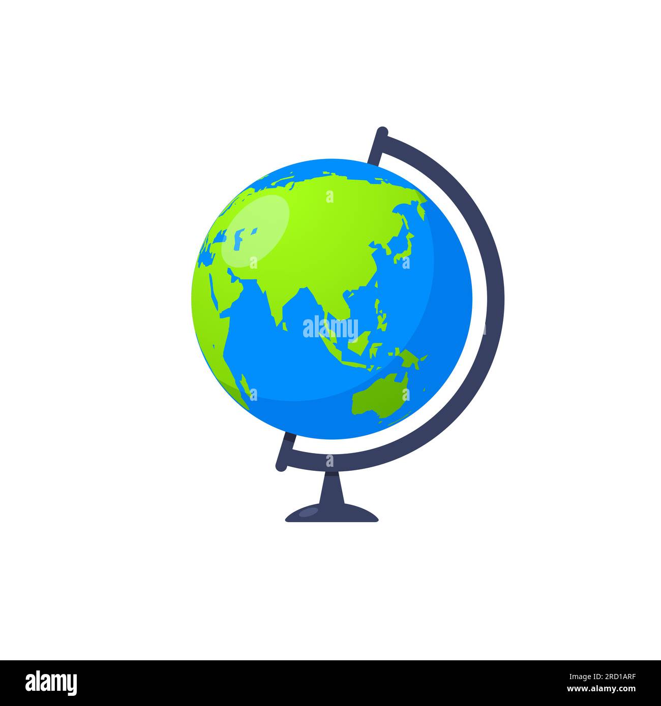 3d earth globe world vector icon. Travel globus cartoon simple ...