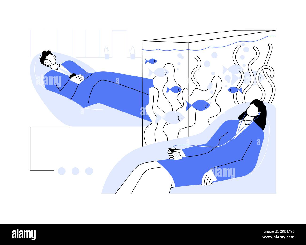Relaxation room abstract concept vector illustration Stock Vector Image ...