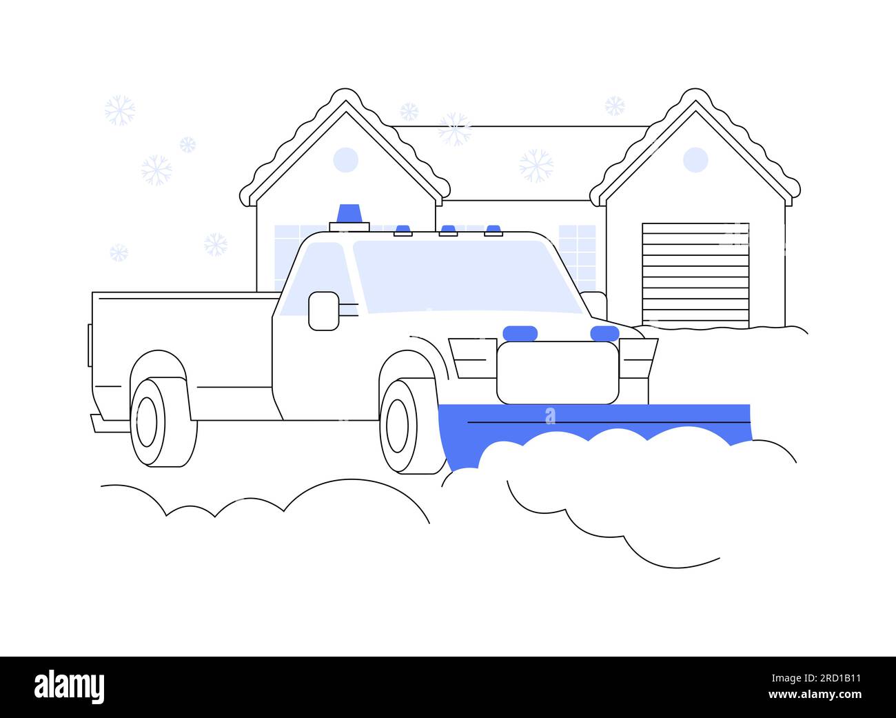 Snow Plow Drawing