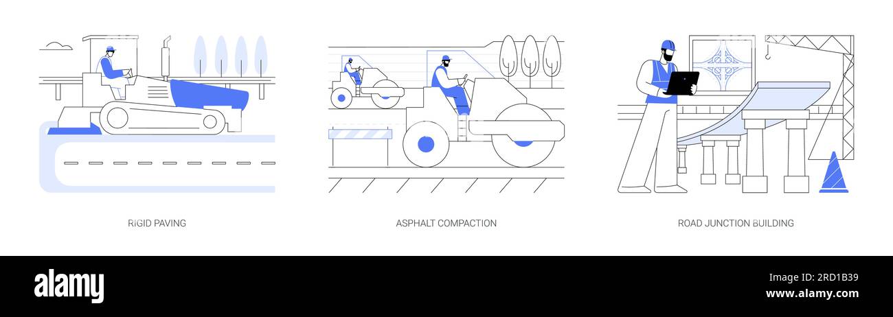Infrastructure building abstract concept vector illustrations Stock ...