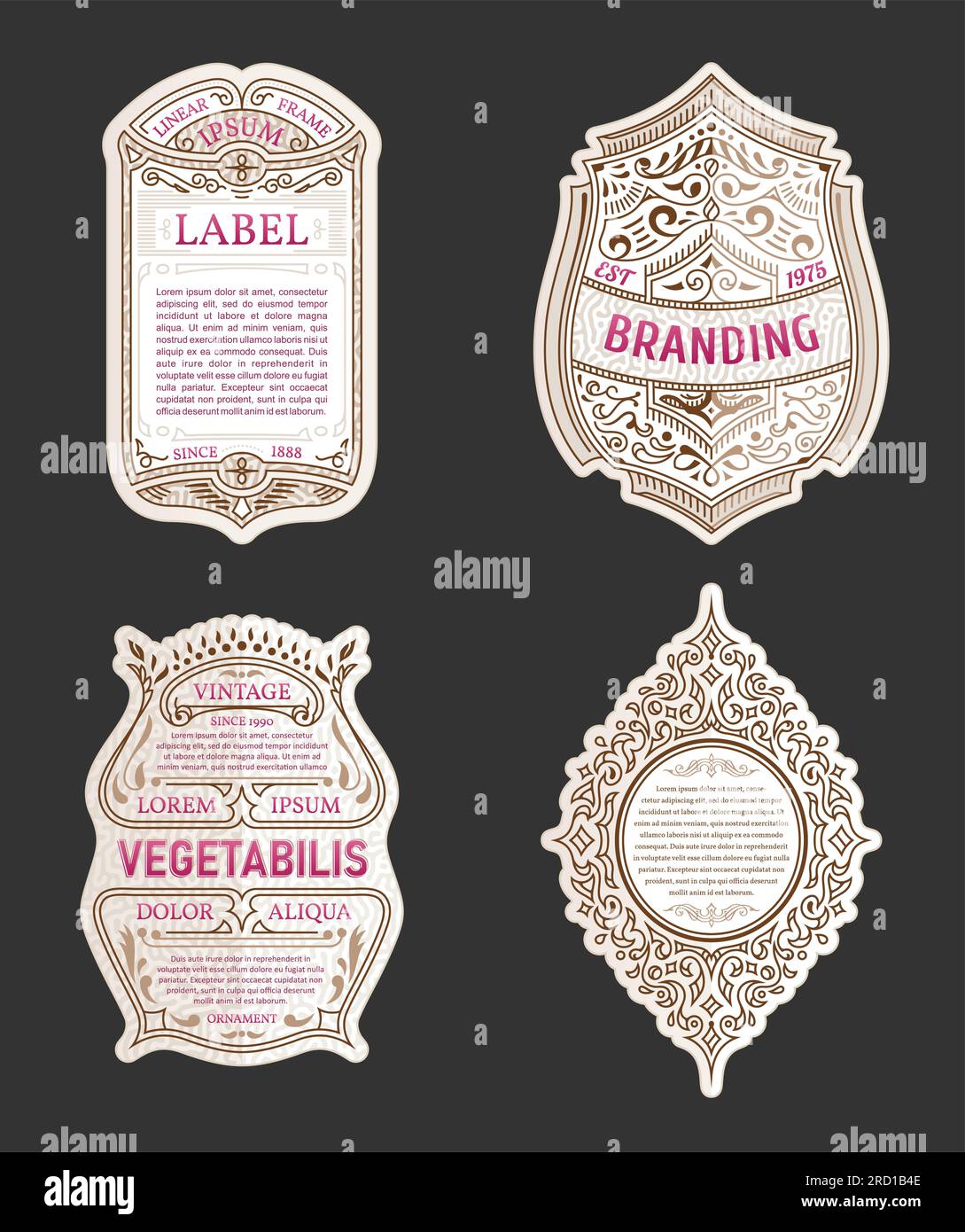 Old restaurant place Stock Vector Images - Alamy