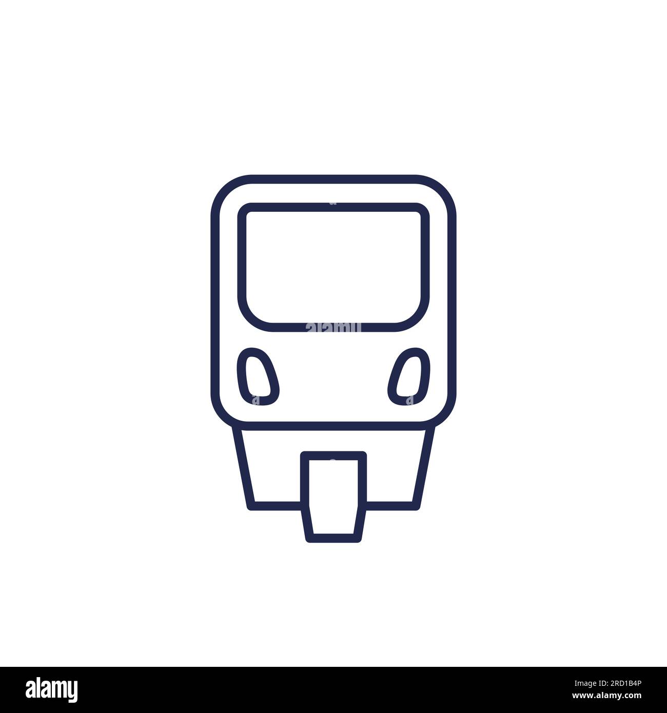 monorail line icon, single rail train Stock Vector Image & Art - Alamy
