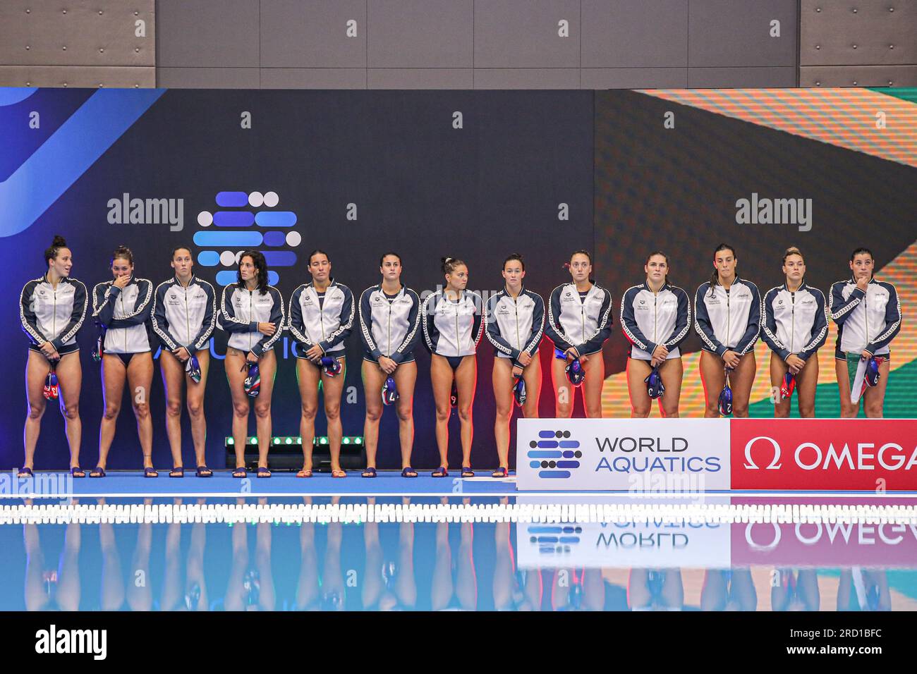 FUKUOKA, JAPAN - JULY 18: Giuseppina Aurora Condorello of Italy, Chiara ...