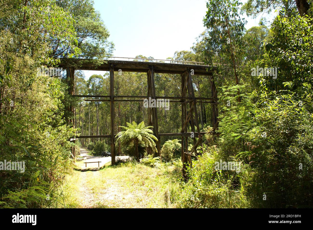 The Noojee Trestle was built to carry the railway from Warragul to ...