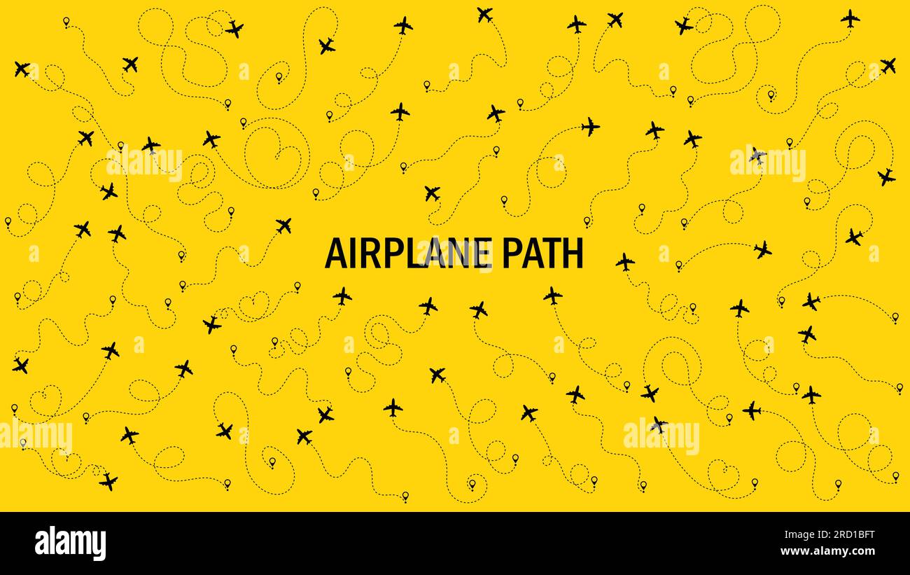 Aircraft tracking, plane path, travel, map pins, location pins ...