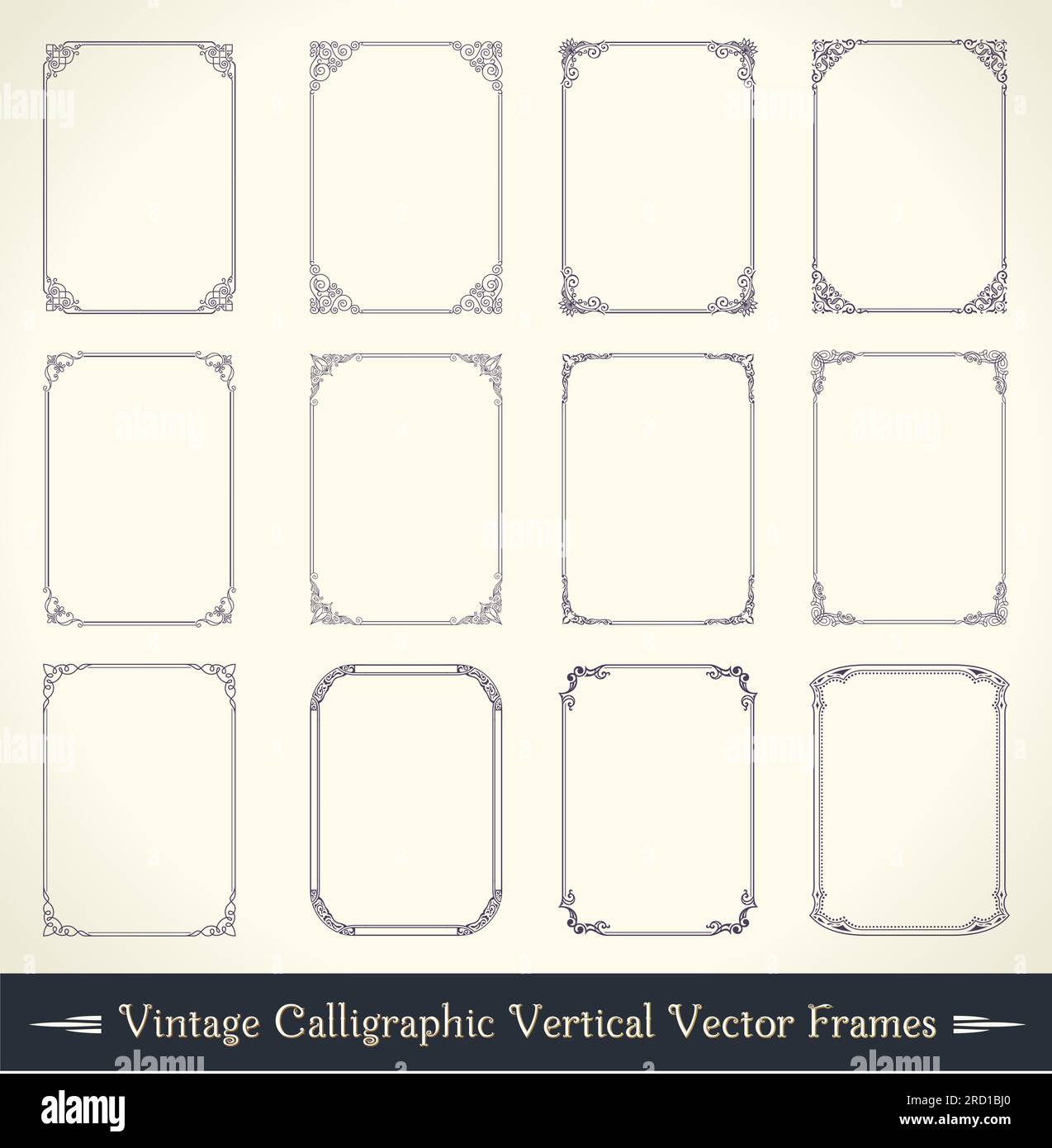 Vintage Vector Frames Free Download