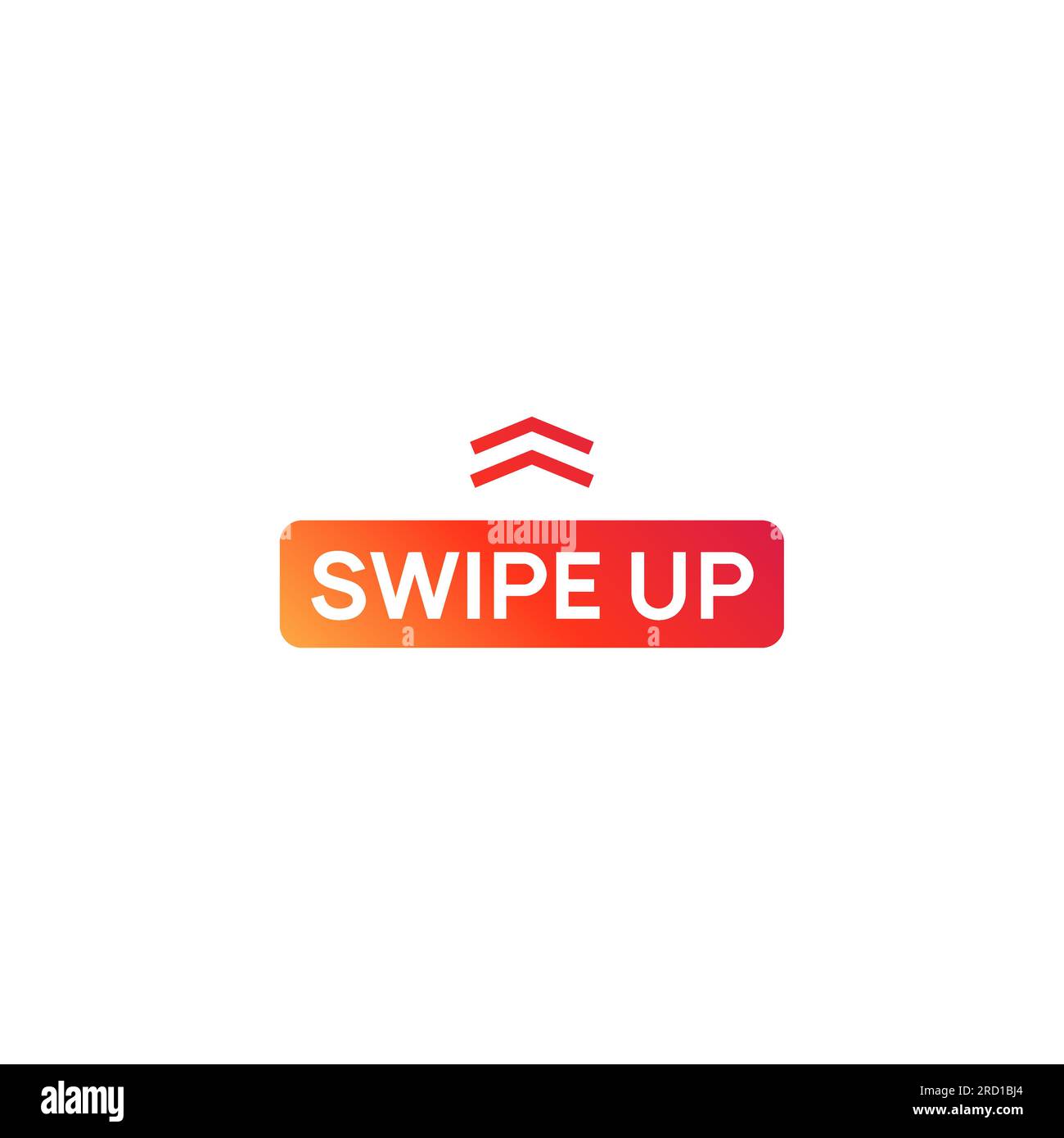 Swipe Up Arrow Vector Icon Social Media Story Drag Button Sign Action Graphic Design App Ui