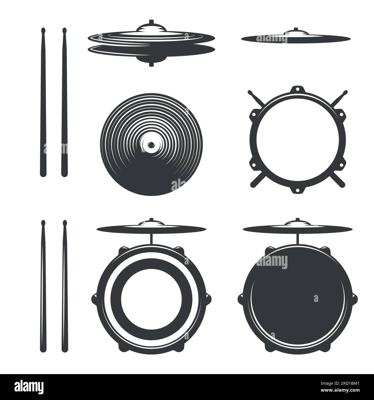 Electronic drums Stock Vector Images - Alamy