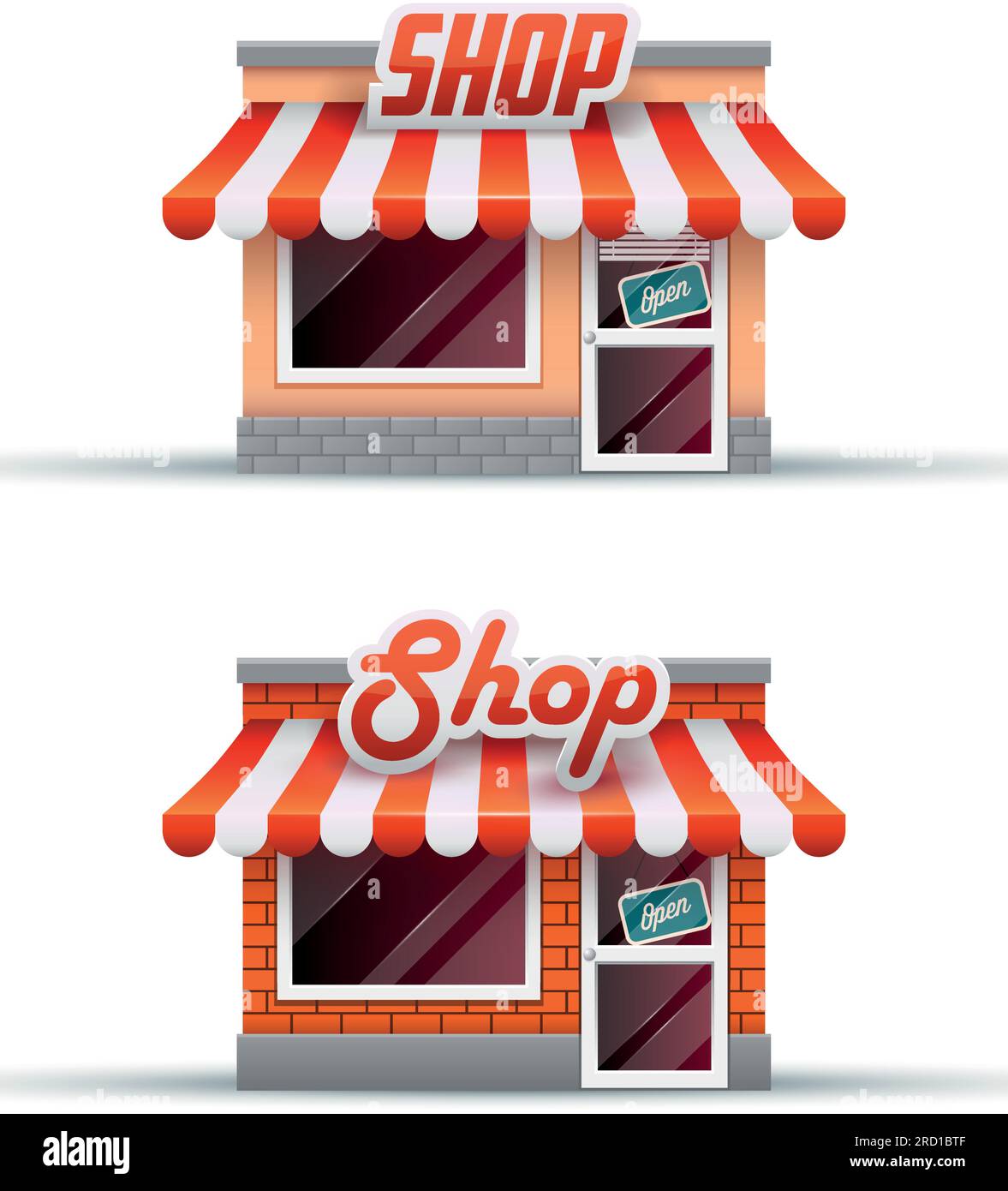 Supermarket facade Cut Out Stock Images & Pictures - Alamy