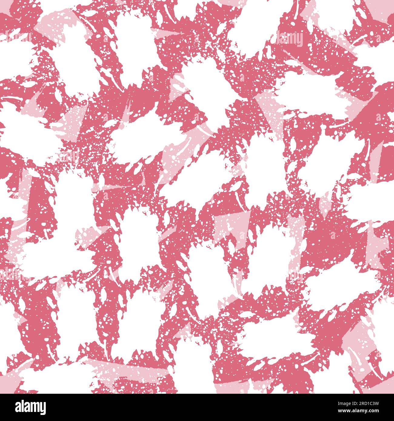 Vector multicolor seamless pattern from blots. Free form abstract spots ...