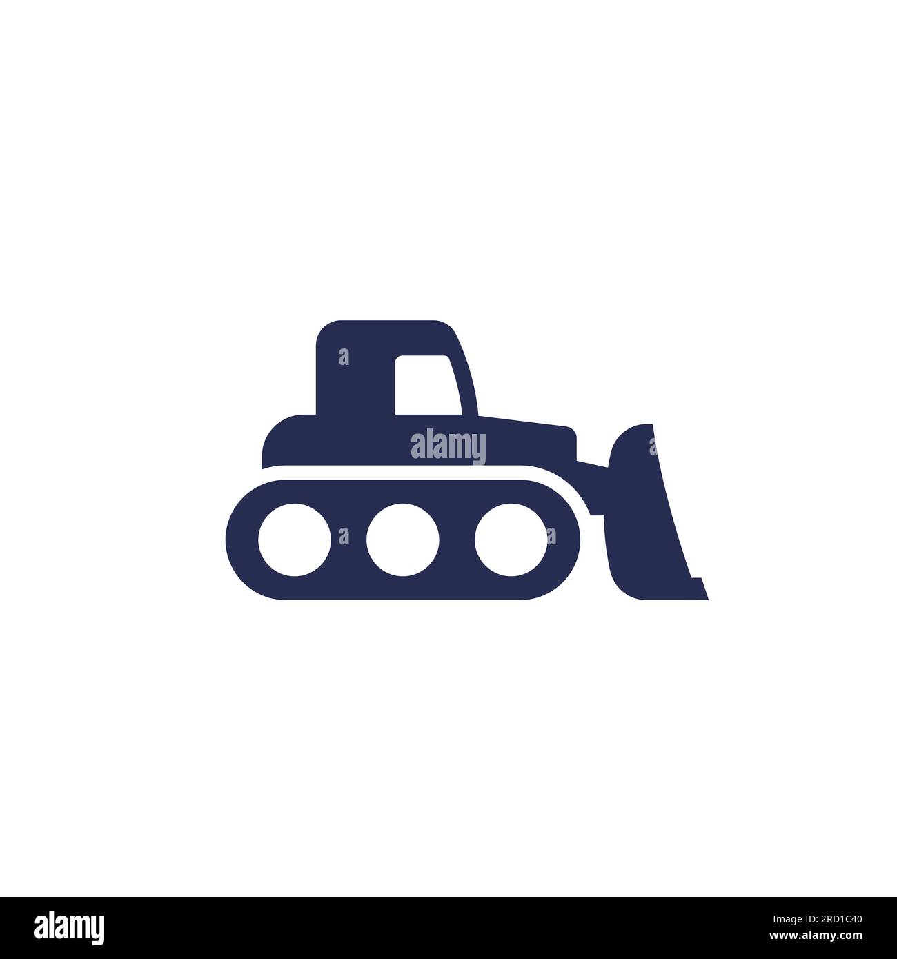Crawler dozer icon on white Stock Vector Image & Art - Alamy