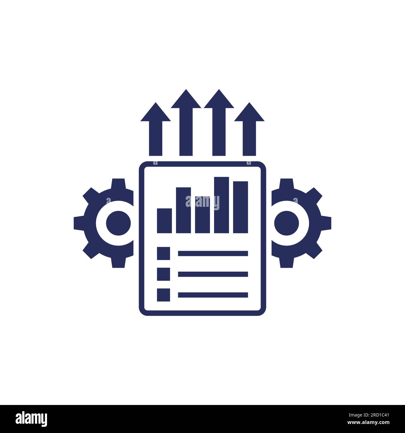 increase productivity icon on white Stock Vector Image & Art - Alamy