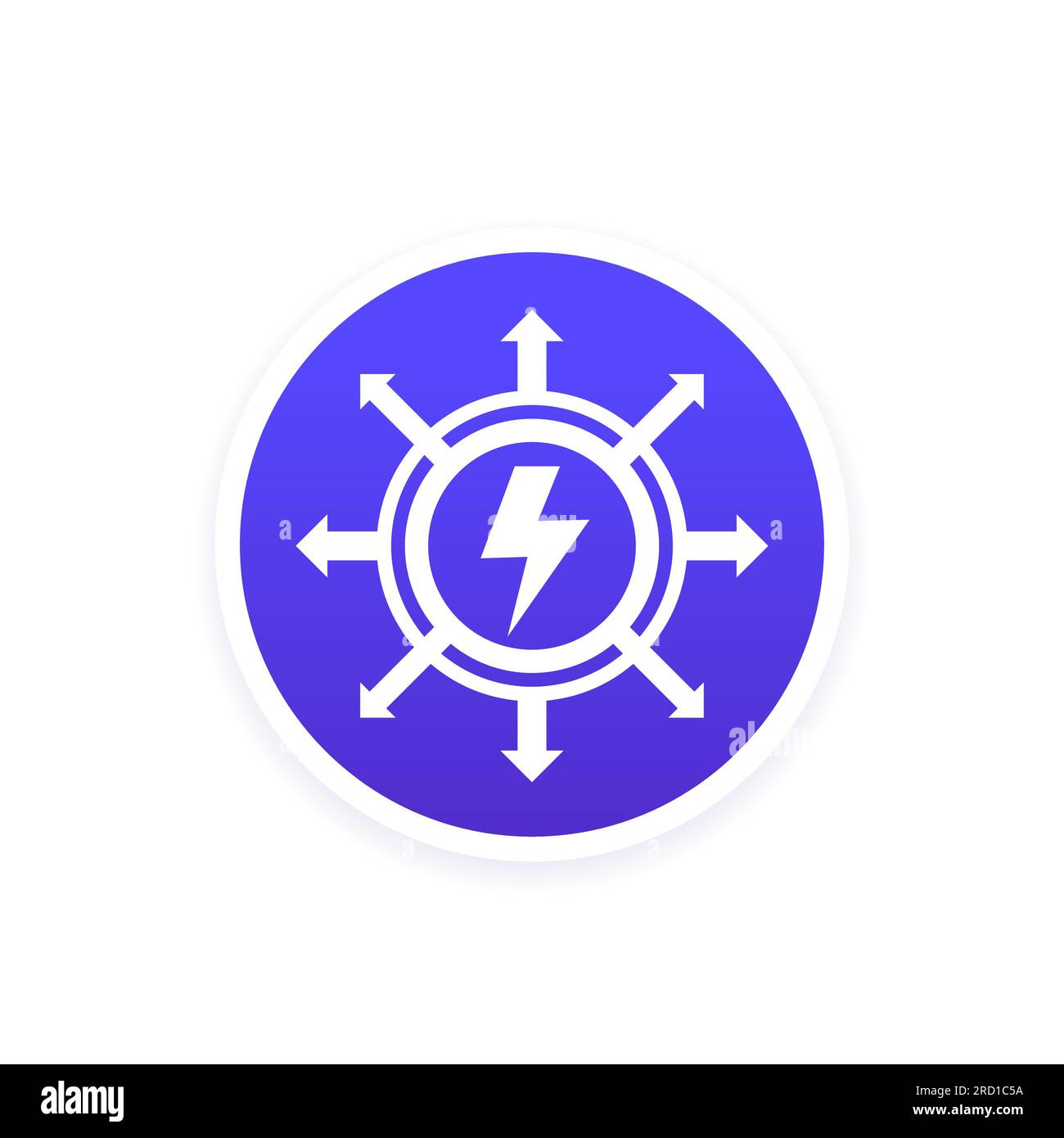 electric power distribution icon, vector Stock Vector Image & Art - Alamy