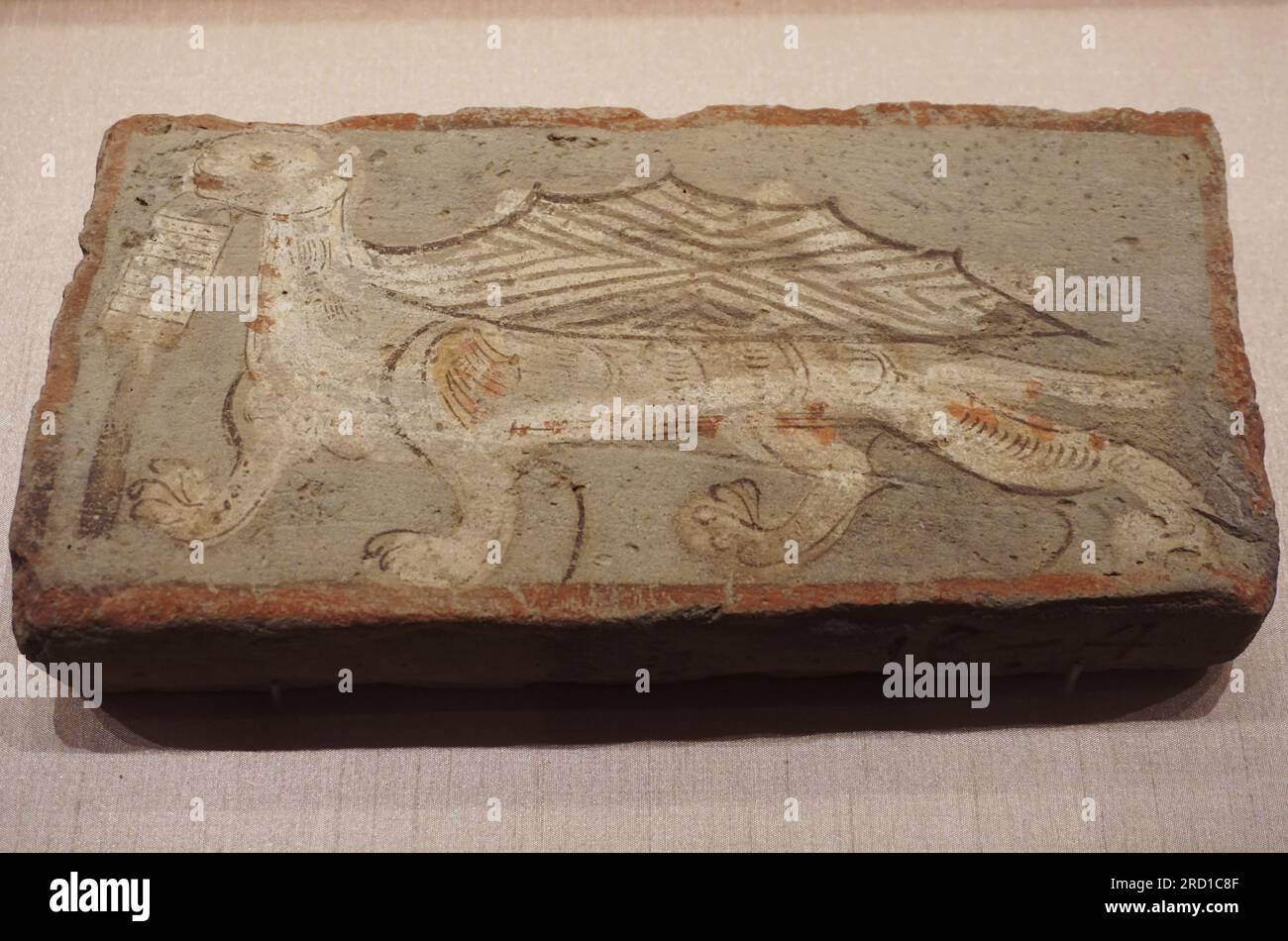 HANGZHOU, CHINA - JULY 18, 2023 - Luoshu tiles of the Wei and Jin ...