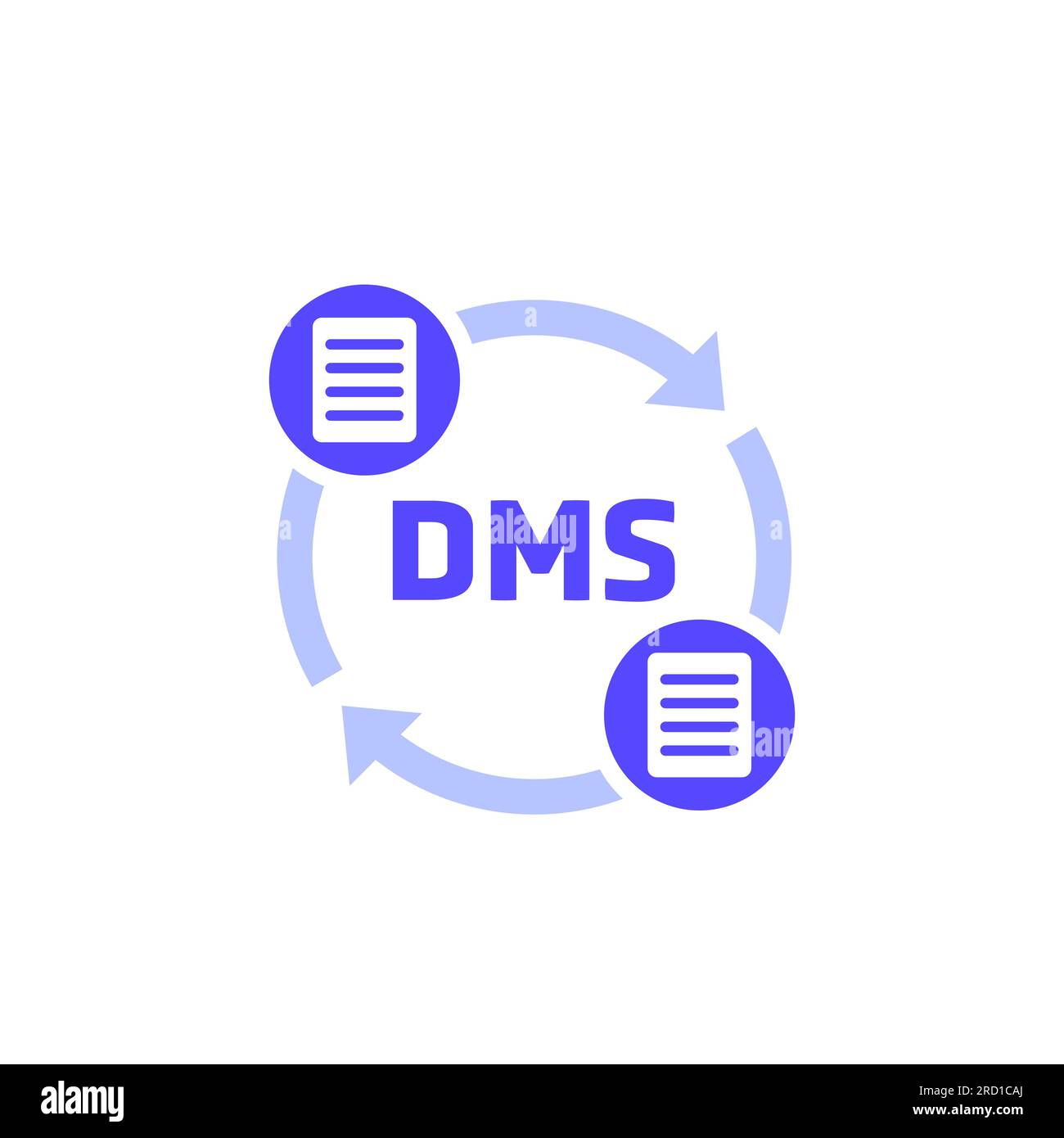 DMS icon on white, vector Stock Vector Image & Art - Alamy