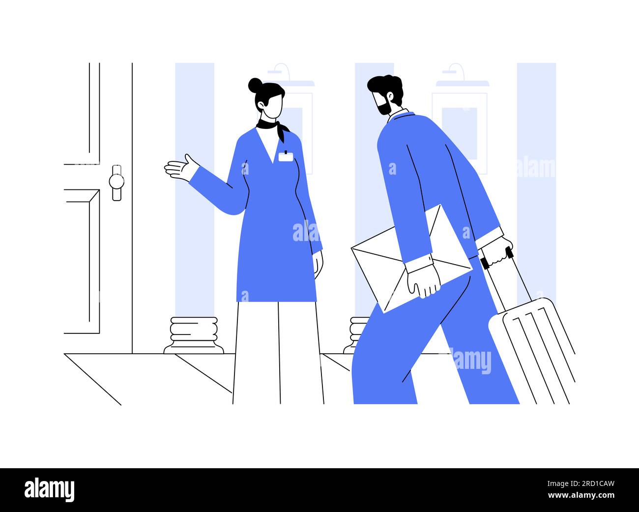 Conference facility abstract concept vector illustration Stock Vector ...