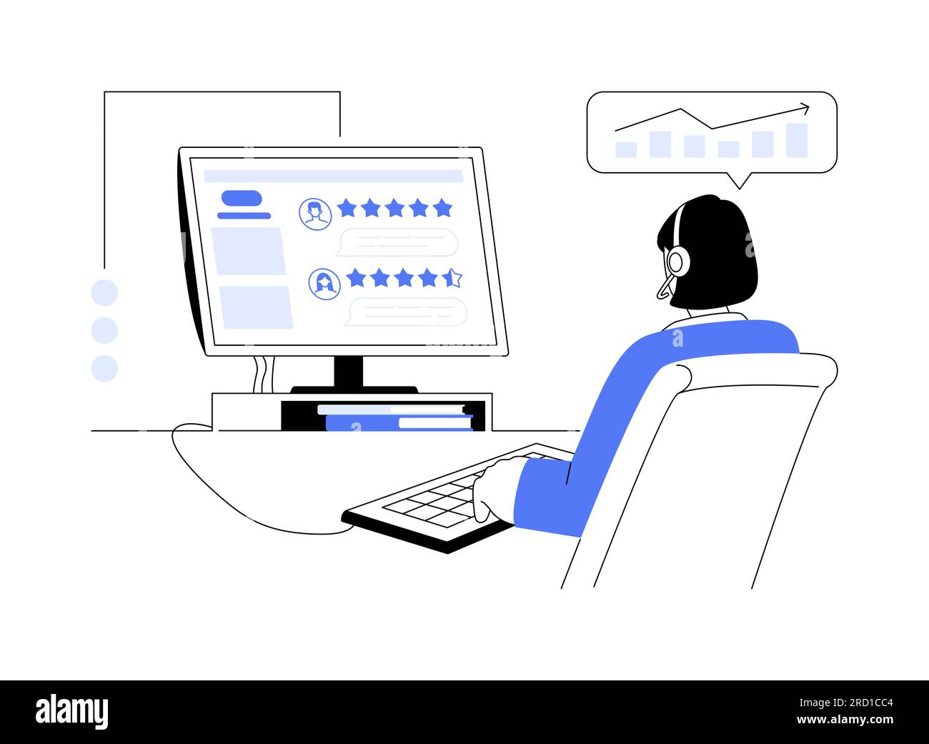 Customer feedback abstract concept vector illustration Stock Vector ...