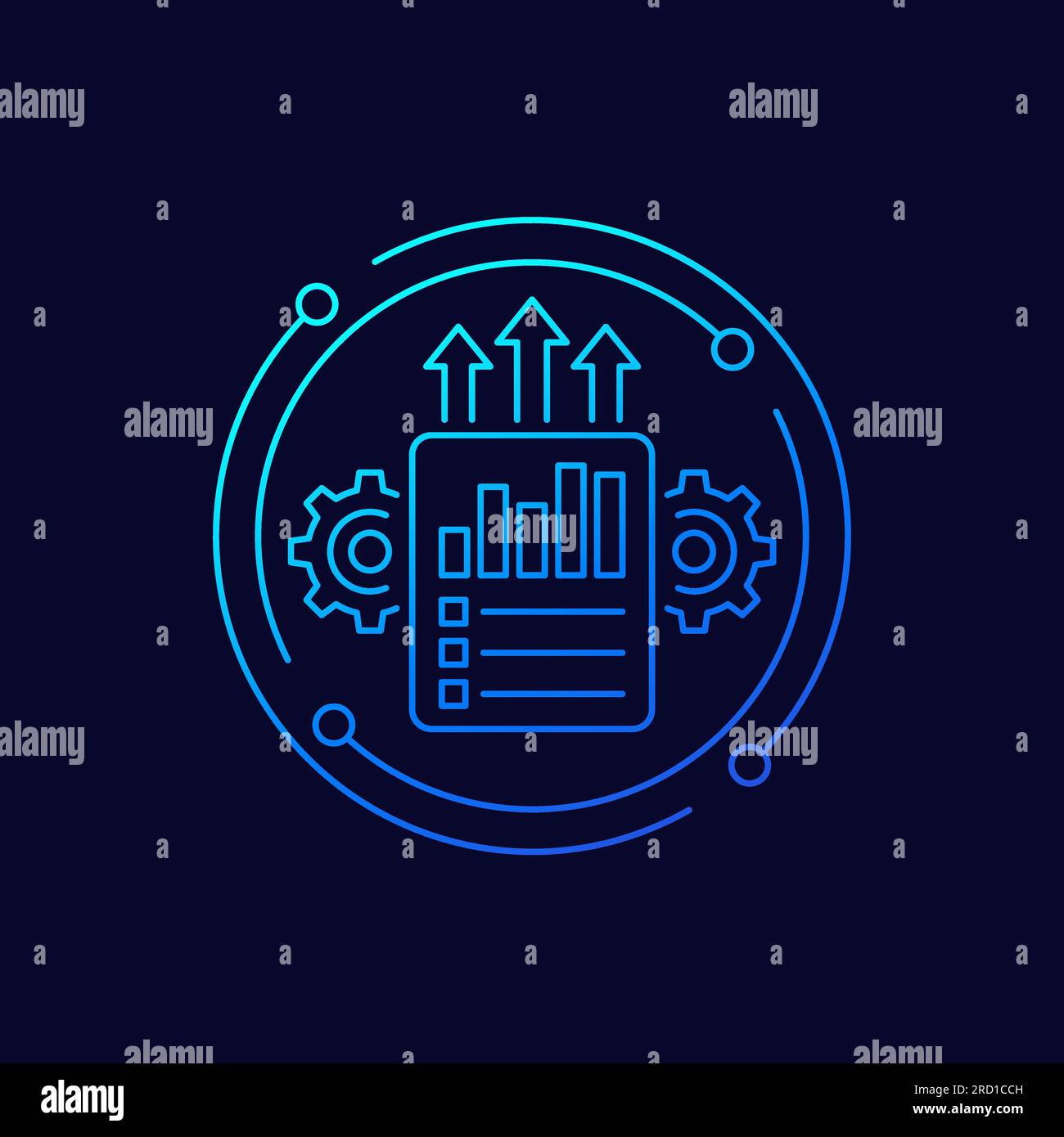 increase productivity icon, linear design Stock Vector Image & Art - Alamy