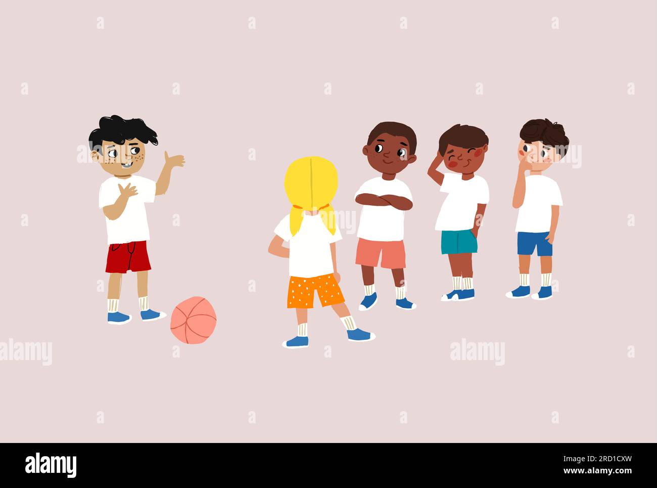 Stickman illustration kids hi-res stock photography and images - Alamy