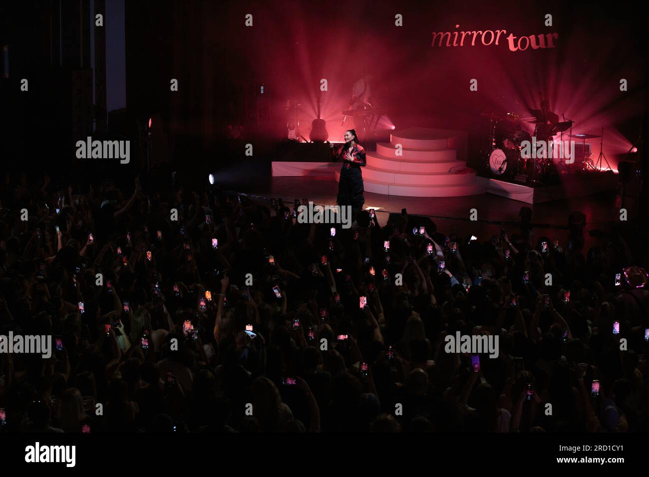 Toronto, Canada. 17th July, 2023. Lauren Spencer-Smith performs to a ...