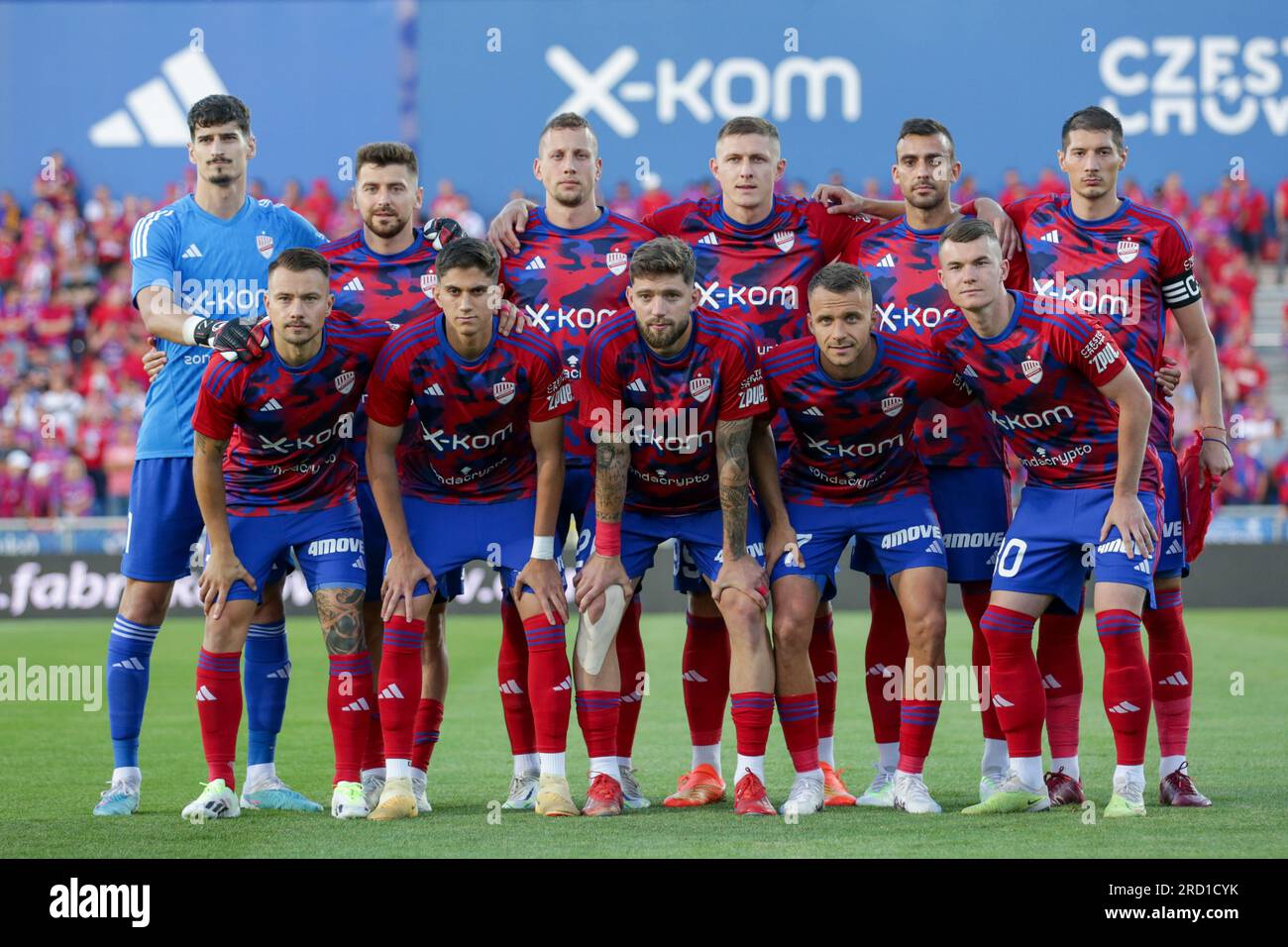 Czestochowa, Poland. 11th July, 2023. Rakow Czestochowa team seen during the Eliminations UEFA ...