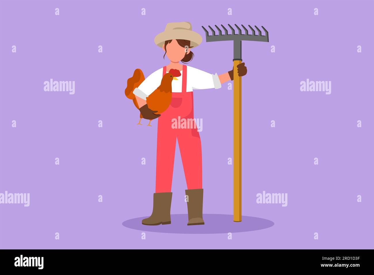 Cartoon drawing rake hi-res stock photography and images - Alamy