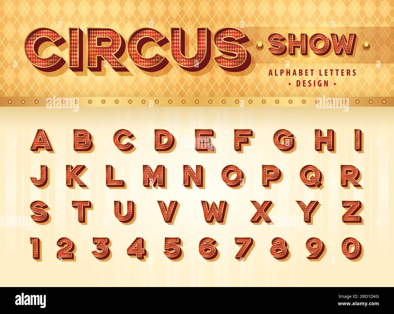 Circus Font Alphabet