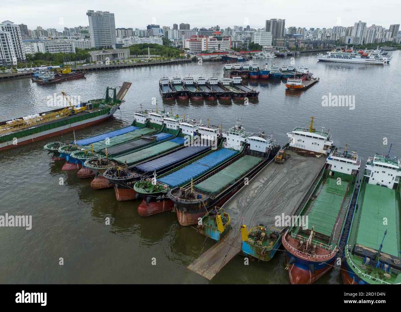 **CHINESE MAINLAND, HONG KONG, MACAU AND TAIWAN OUT** Aerial photo ...
