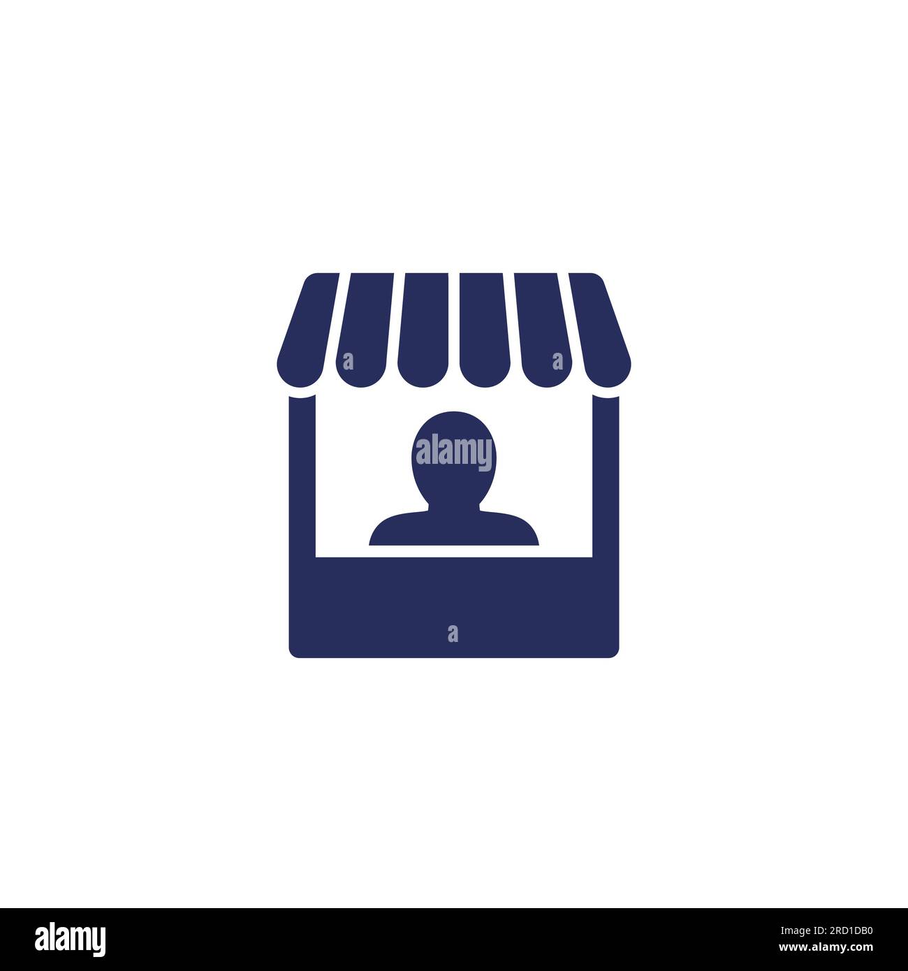 Street vendor food booth Cut Out Stock Images & Pictures - Alamy