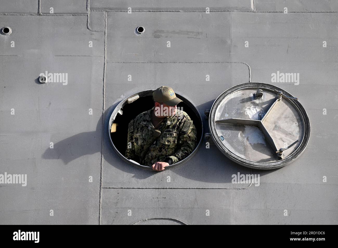 Sydney, Australia. 18th July, 2023. The USS Canberra (LCS-30) arrives ...