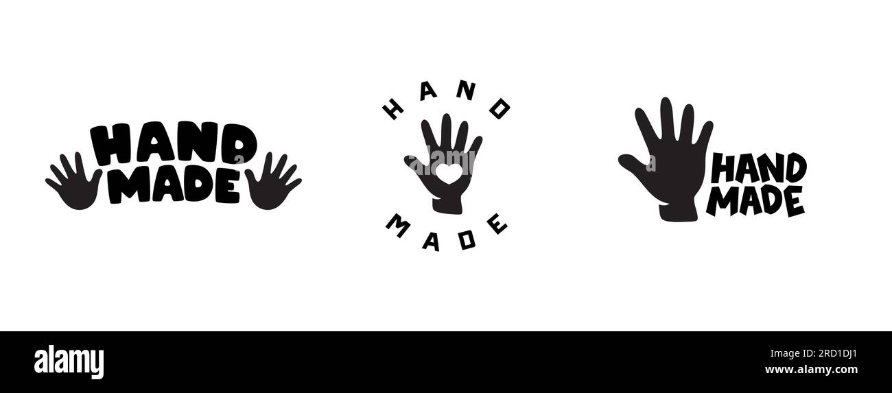 Human made logo Stock Vector Images - Alamy