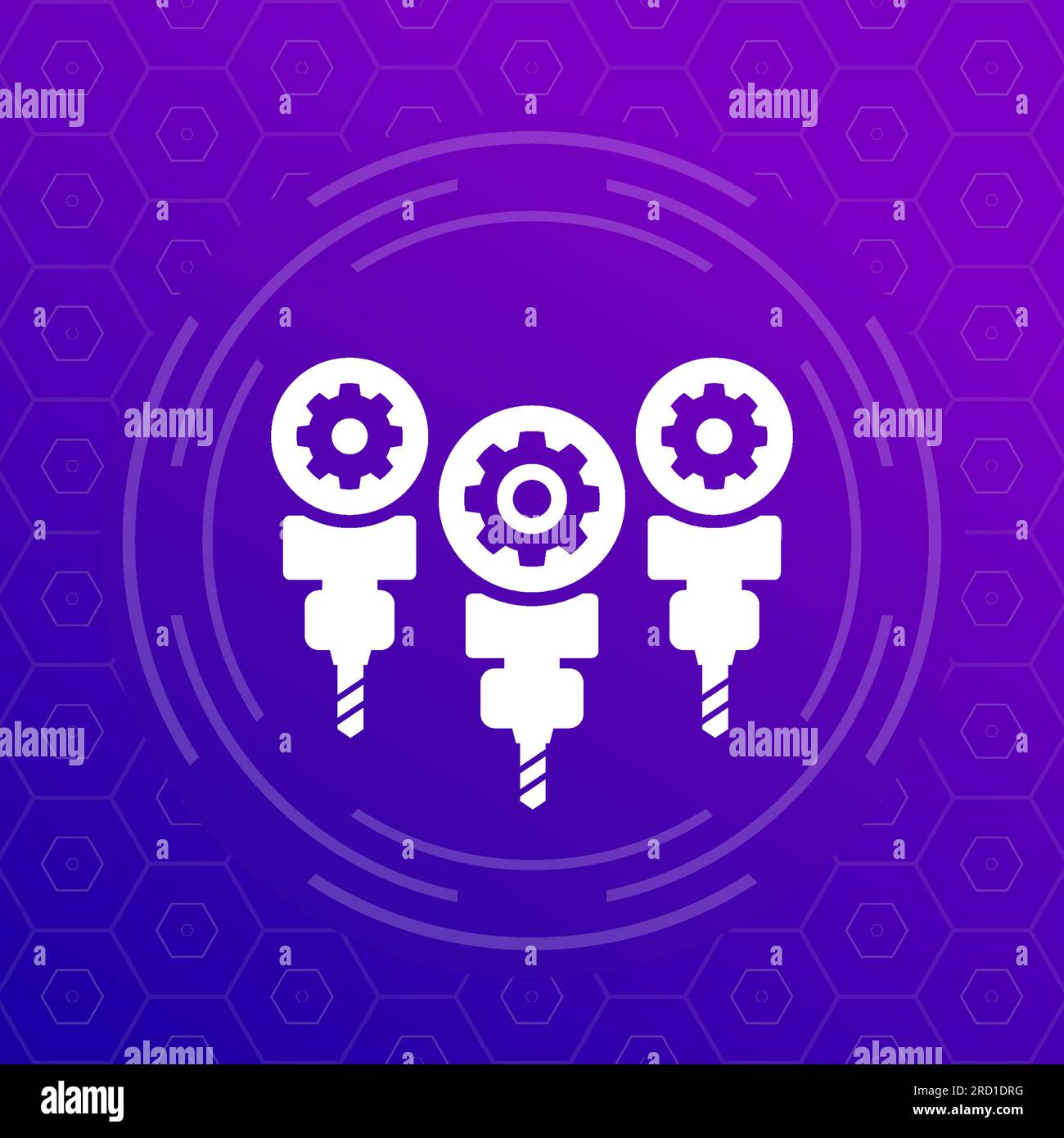 Numerical control machine tool Stock Vector Images - Alamy