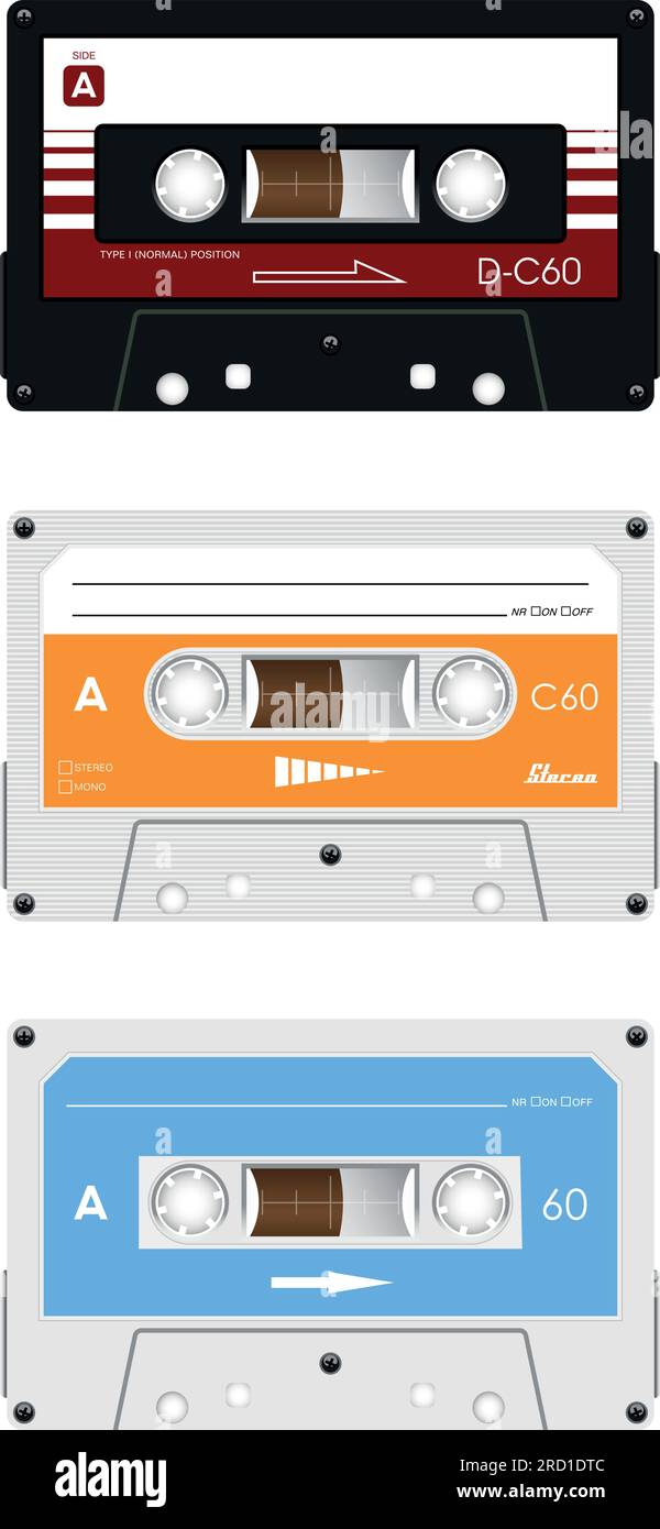 Casette vector vectors hi-res stock photography and images - Alamy