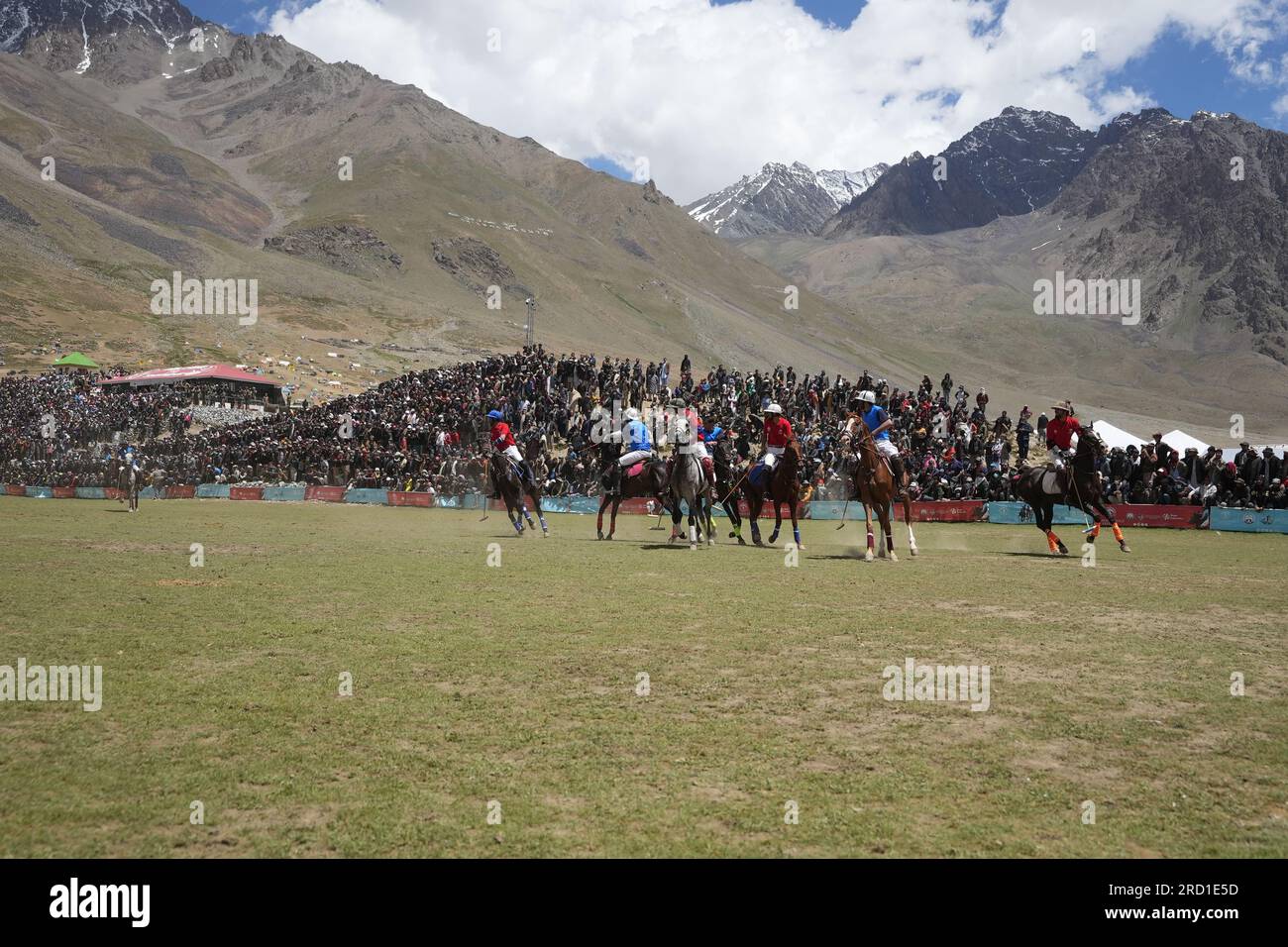 Polo ground at the Shandur Polo Festival Stock Photo - Alamy