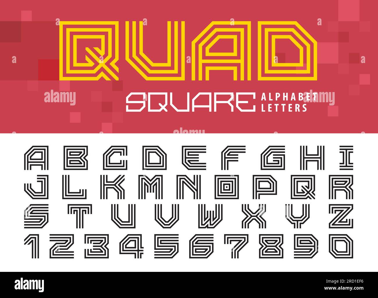 Quad art set Stock Vector Images - Alamy