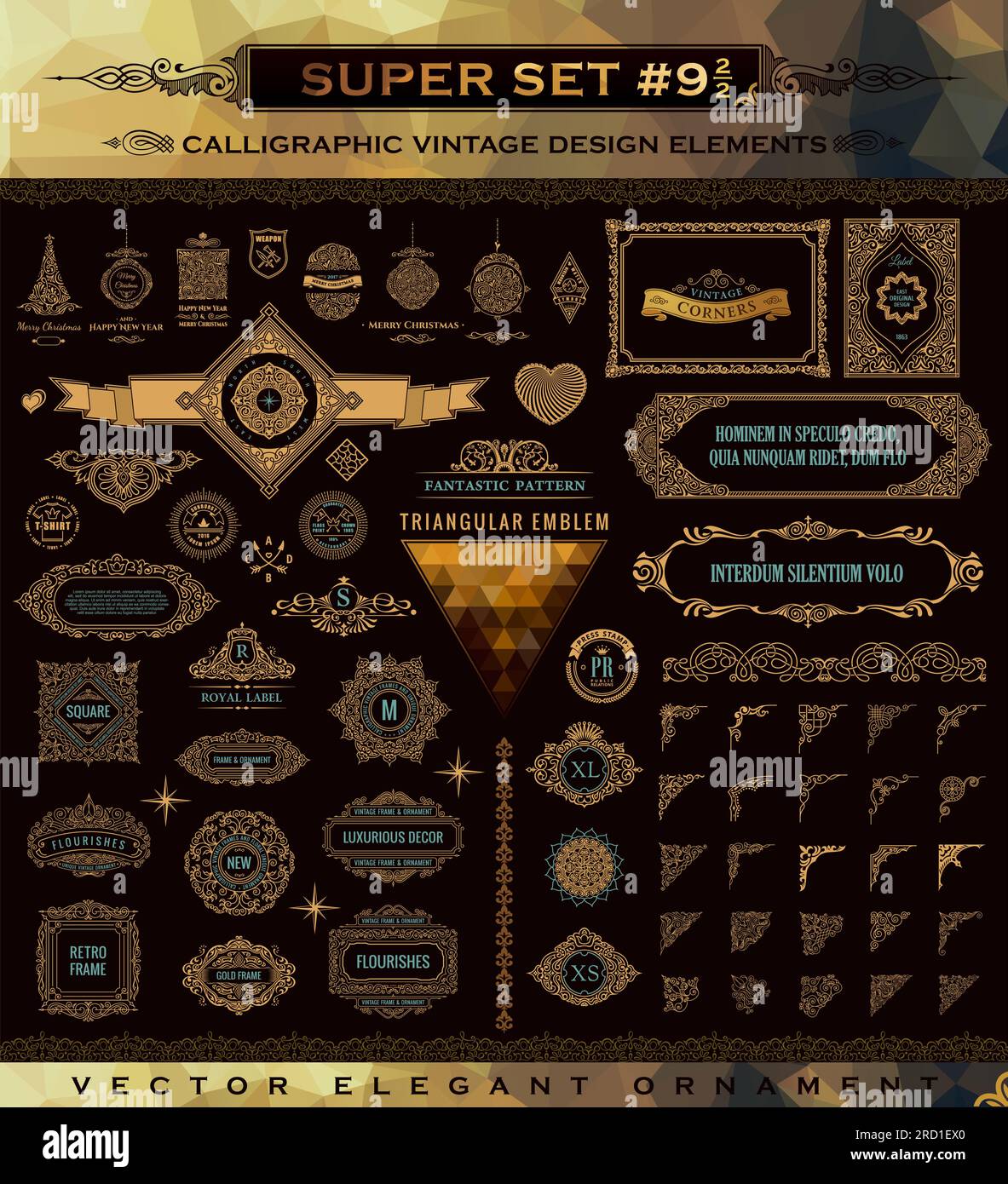 Crest border Stock Vector Images - Alamy