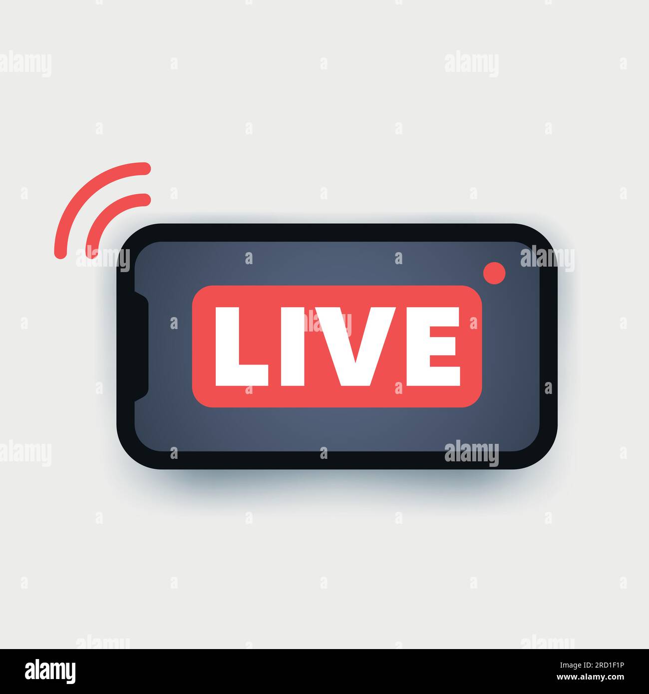 Live streaming icon hi-res stock photography and images - Alamy
