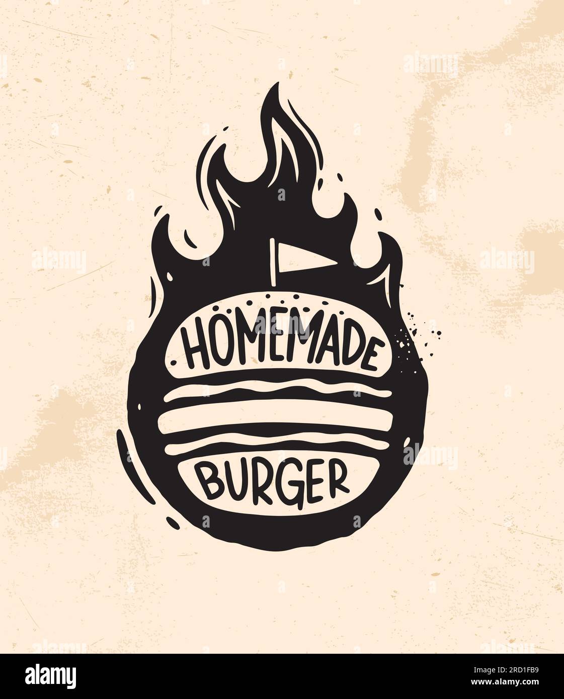 Burger logos Stock Vector Images - Alamy