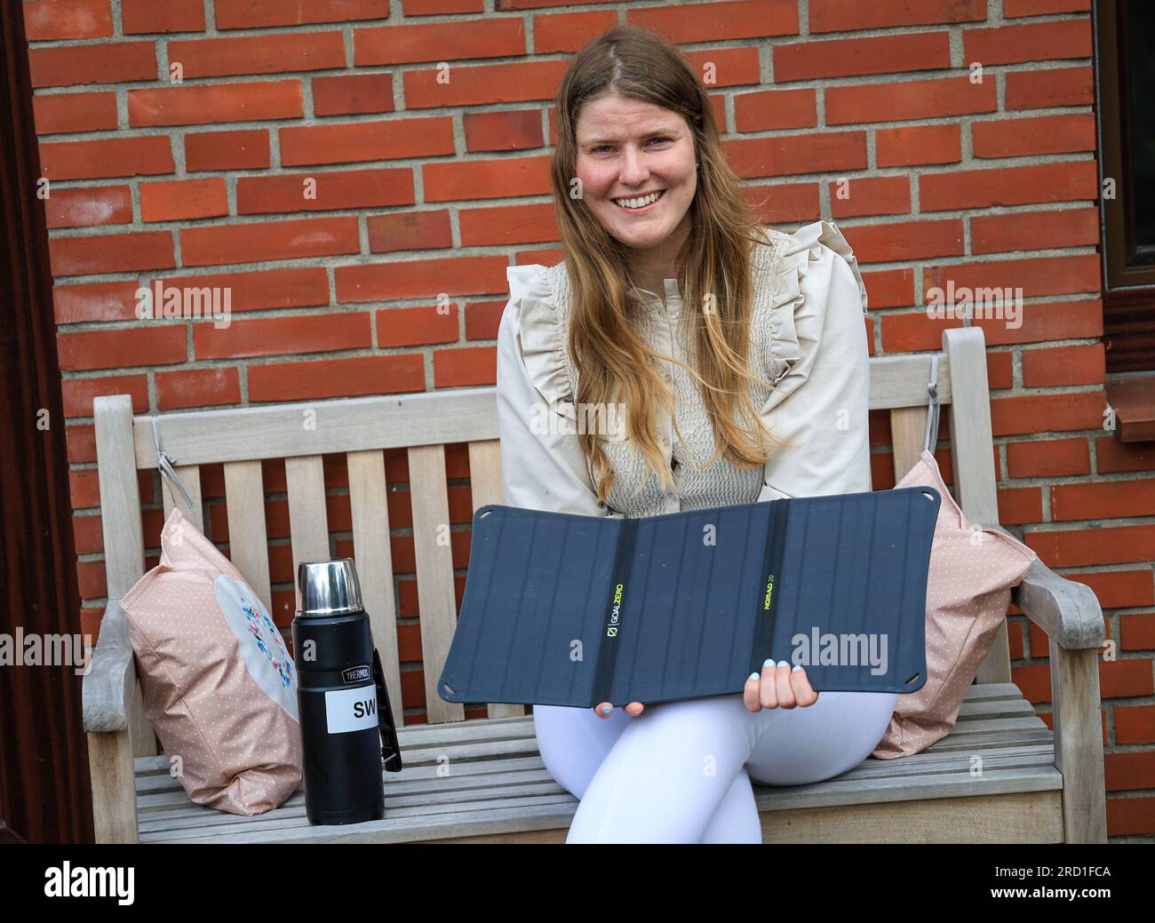 Bremen, Germany. 10th July, 2023. Sarah Winkelmann, an expedition ...