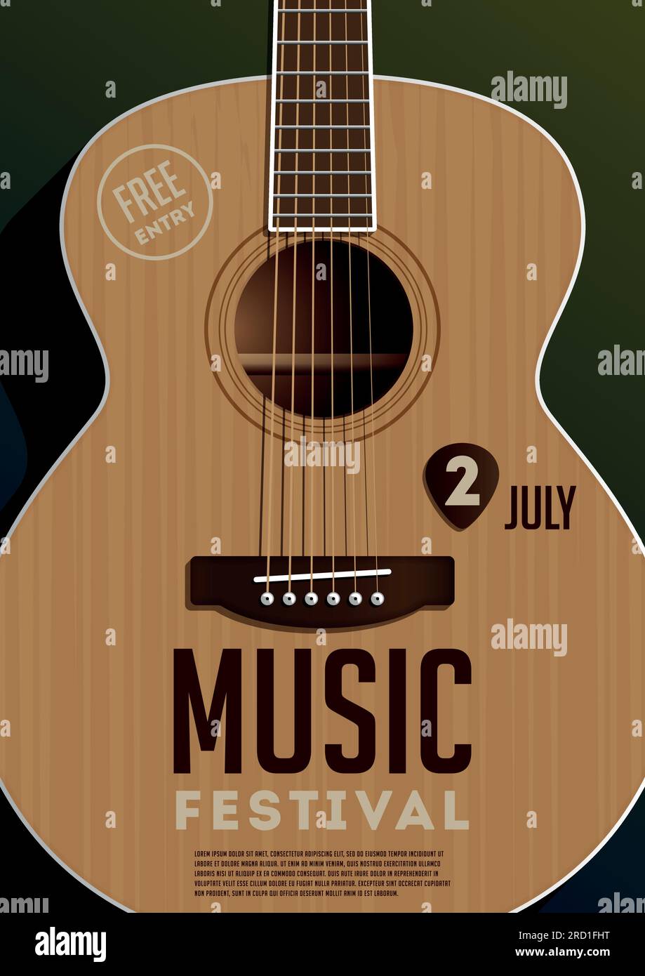 Indie rock guitar Stock Vector Images - Alamy