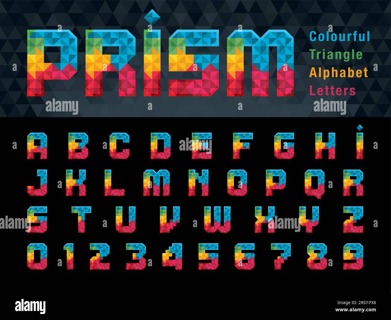 Pixel font numbers Stock Vector Images - Alamy