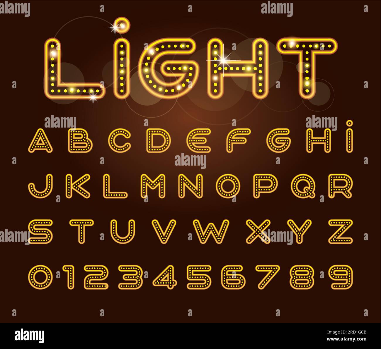 Stylized letters Stock Vector Images - Alamy