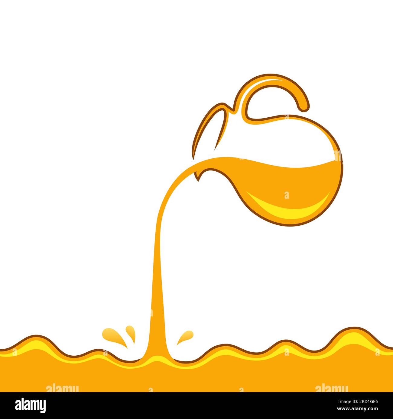Liquid honey vector vectors hi-res stock photography and images - Alamy