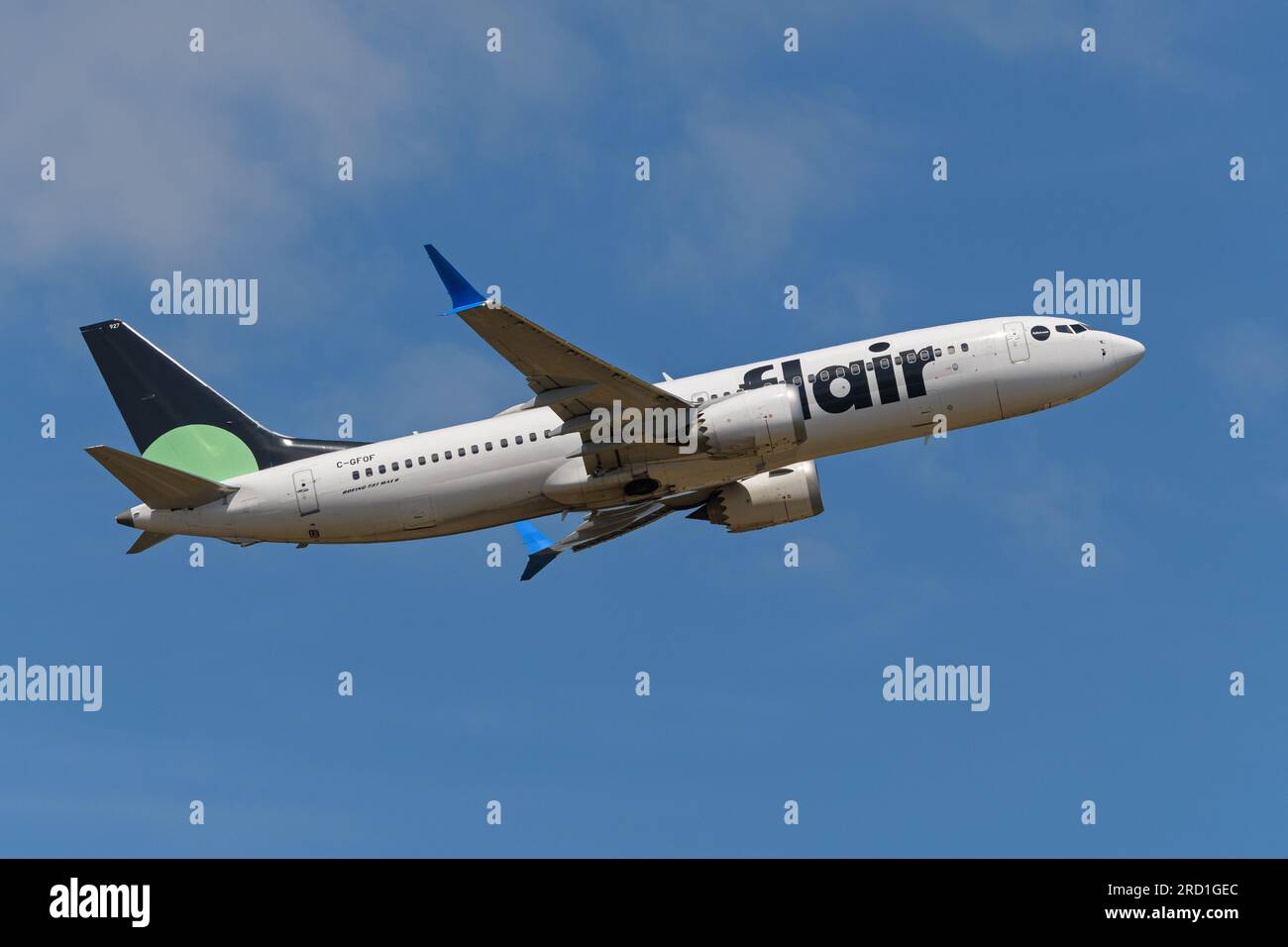 Richmond, British Columbia, Canada. 11th July, 2023. A Flair Airlines ...