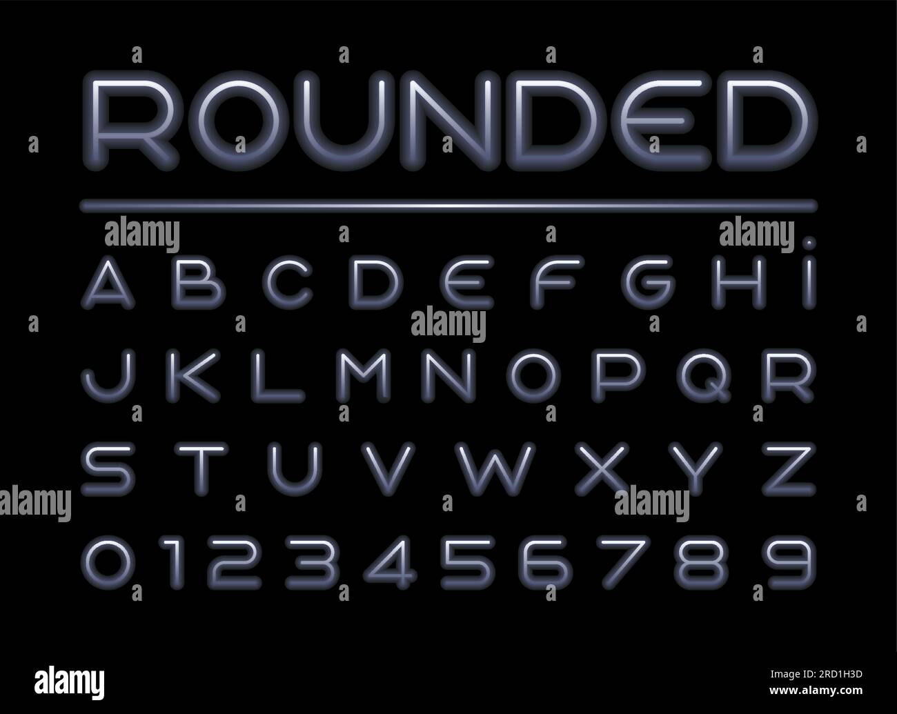 Rounded font hi-res stock photography and images - Alamy