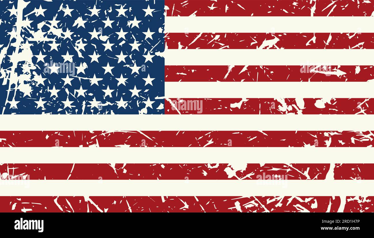 Vintage American Flag Background Png