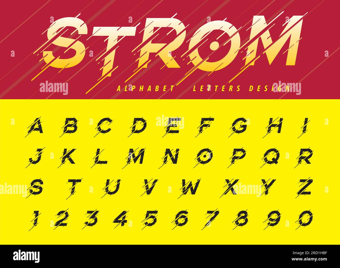 Fast moving storm Stock Vector Images - Alamy