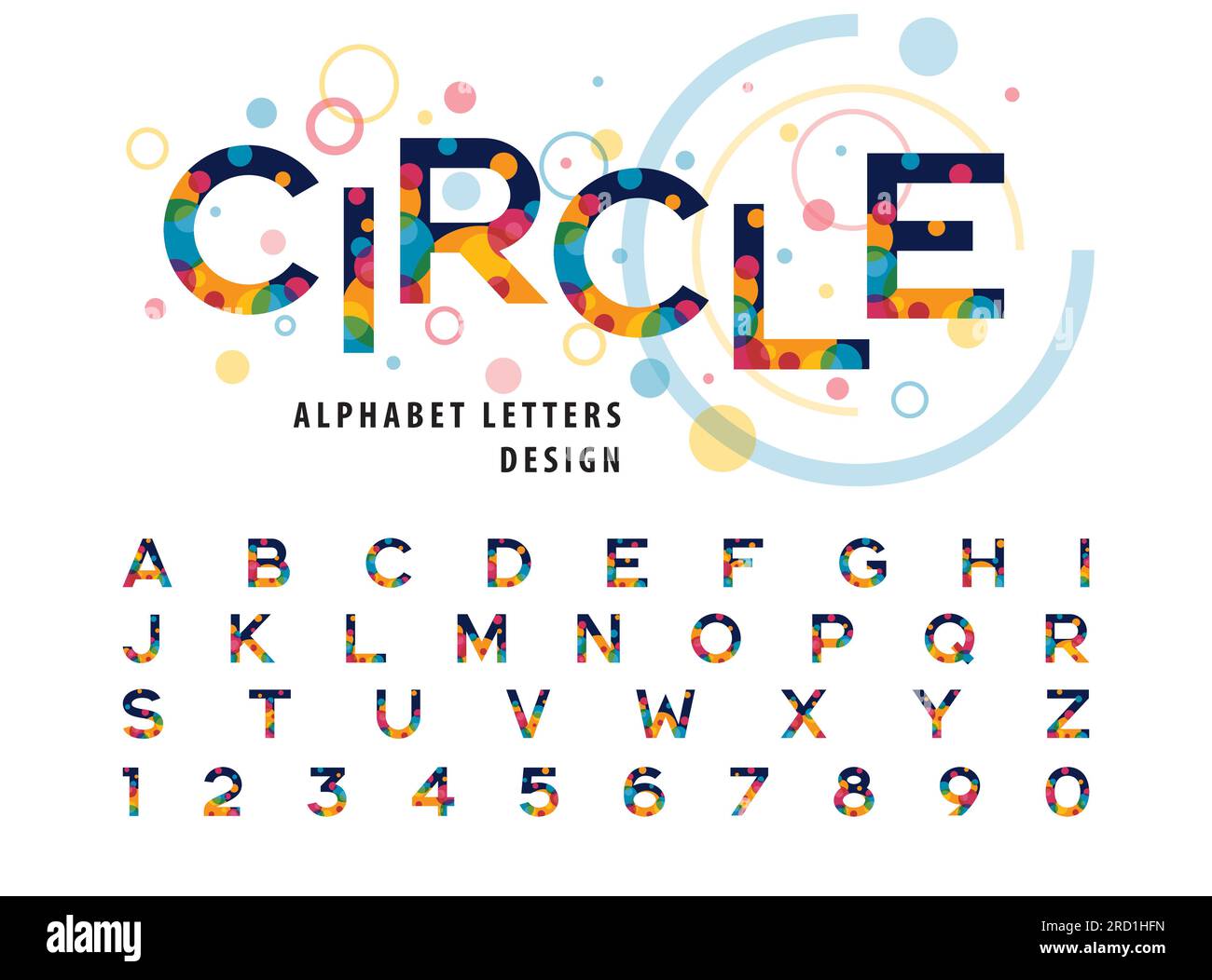 Bubble letters logo Stock Vector Images - Alamy