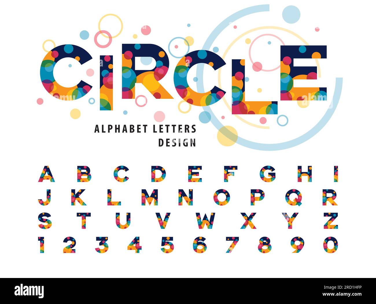 Bubble letters logo Stock Vector Images - Alamy